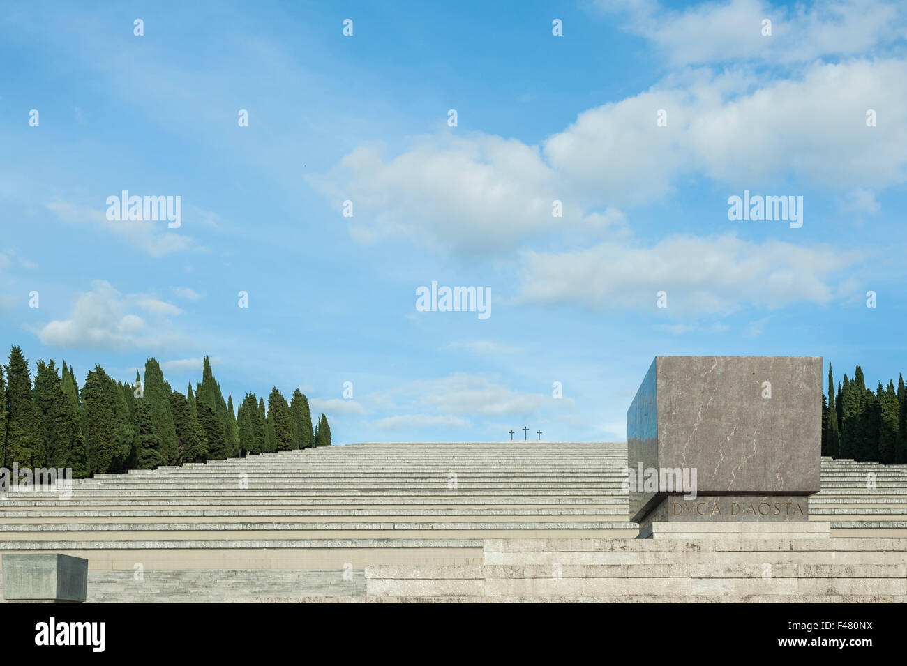 The World War I memorial and cemetery of Redipuglia, Italy Stock Photo ...