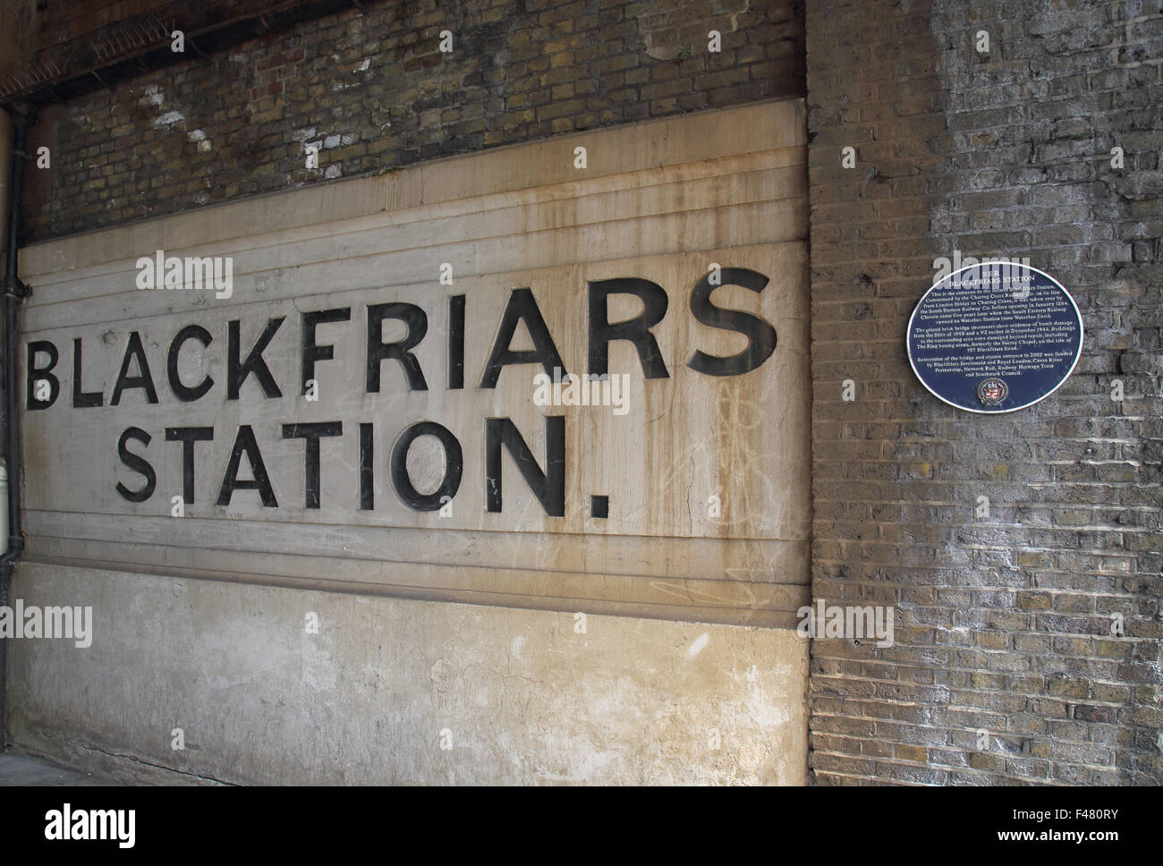 Blackfriars Station Sign High Resolution Stock Photography and Images ...