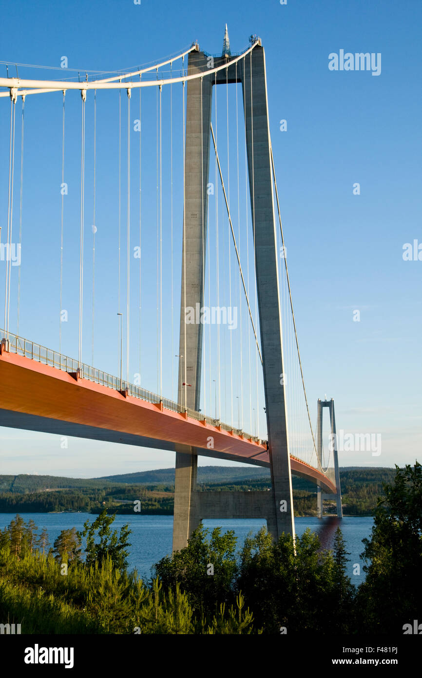 The High Coast Bridge, Angermanland, Sweden Stock Photo - Alamy