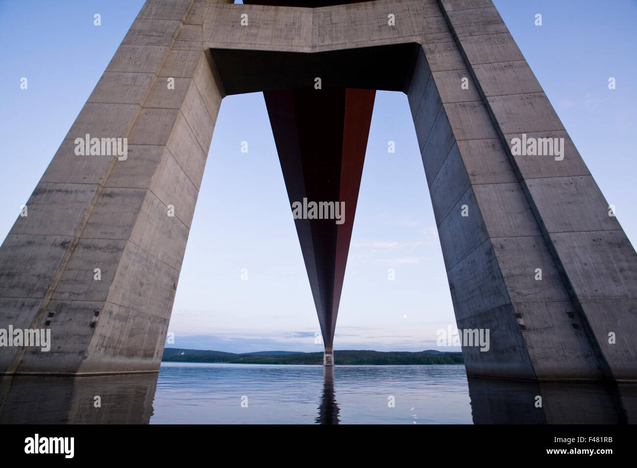 The High Coast Bridge, Angermanland, Sweden Stock Photo - Alamy