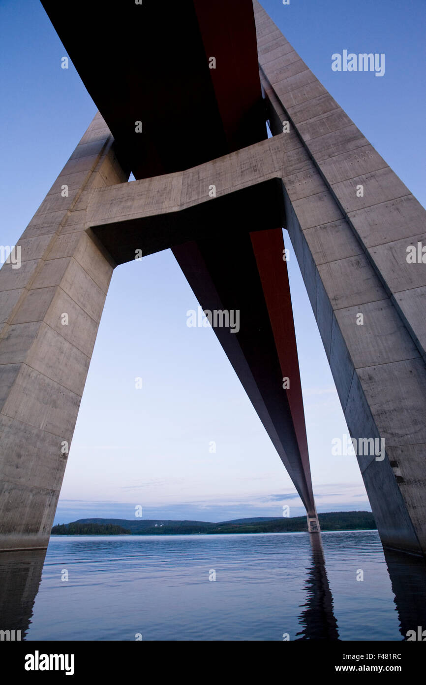 The High Coast Bridge, Angermanland, Sweden Stock Photo - Alamy