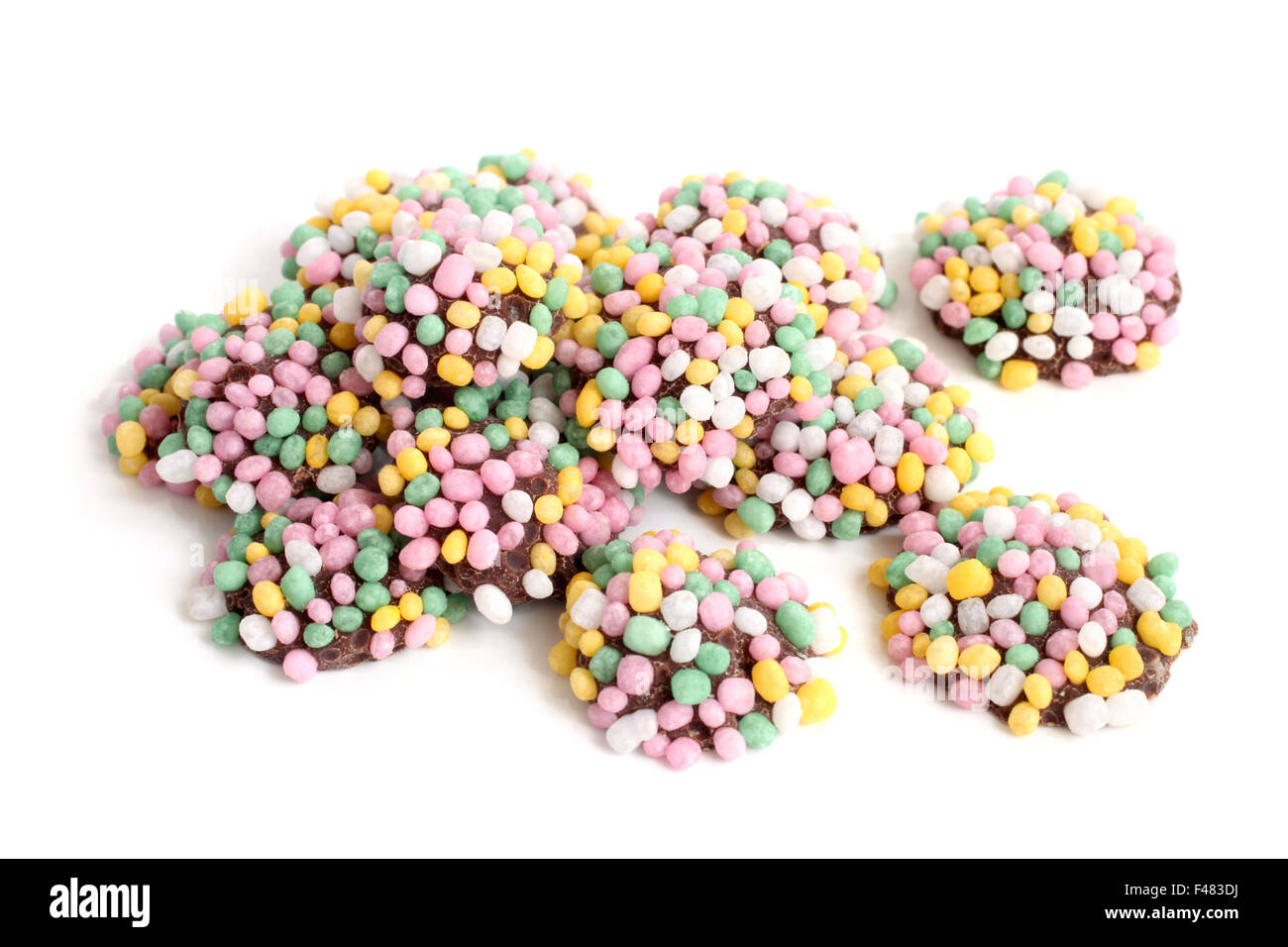 Colorful chocolate candies Stock Photo - Alamy