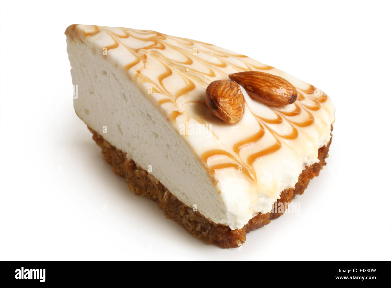 Slice of cheesecake Stock Photo - Alamy