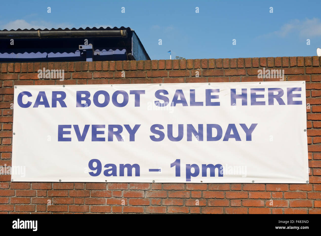 Car boot sale sign hi-res stock photography and images - Alamy