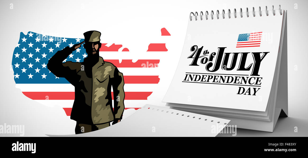 Digital composite soldier usa hi-res stock photography and images - Alamy