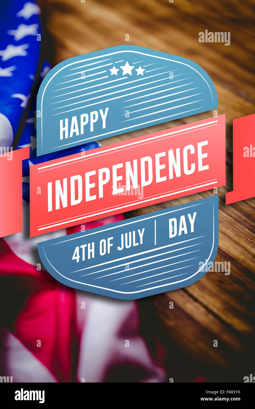 Composite image of independence day graphic Stock Photo - Alamy