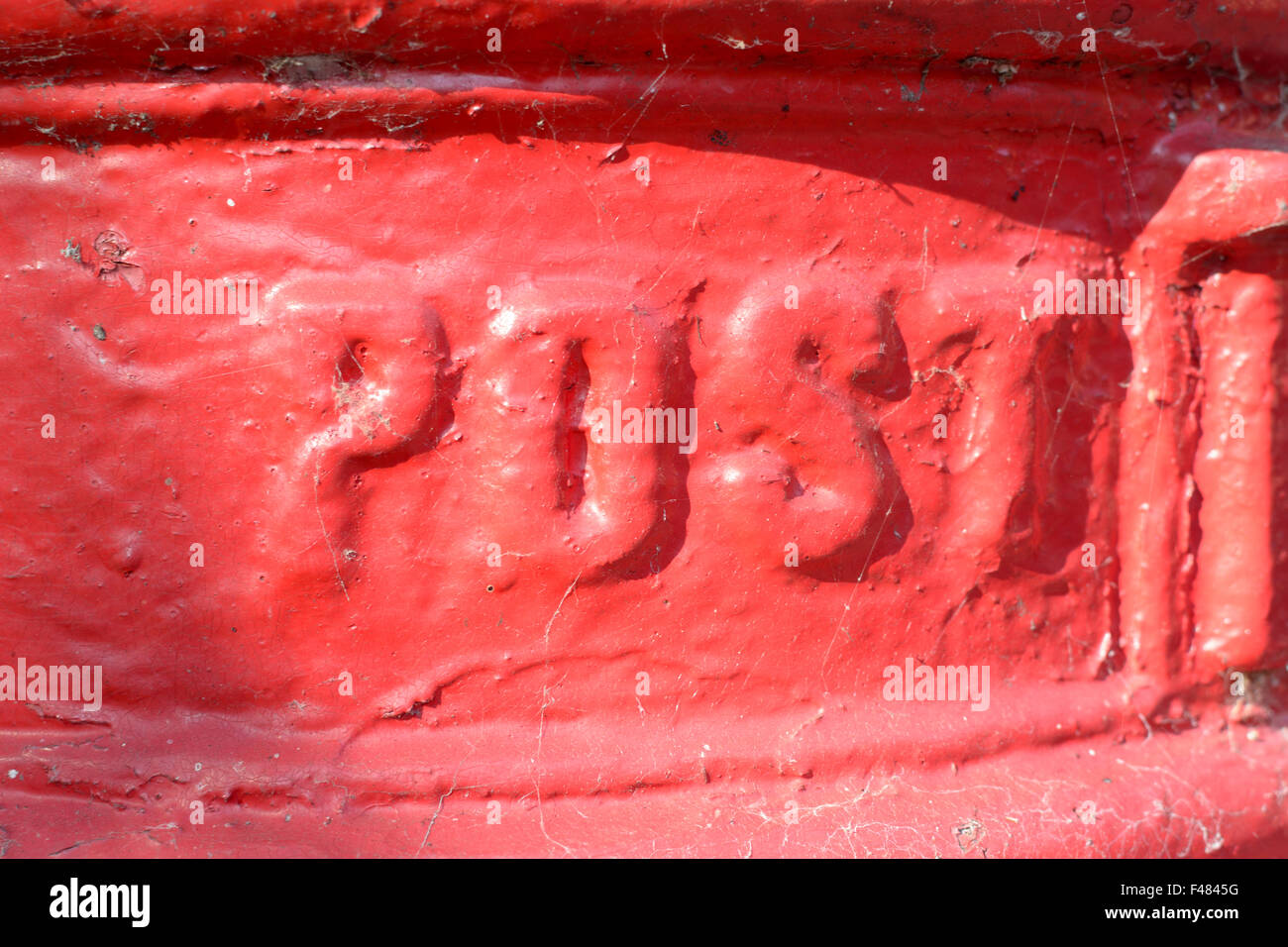 Red bold lettering hi-res stock photography and images - Alamy