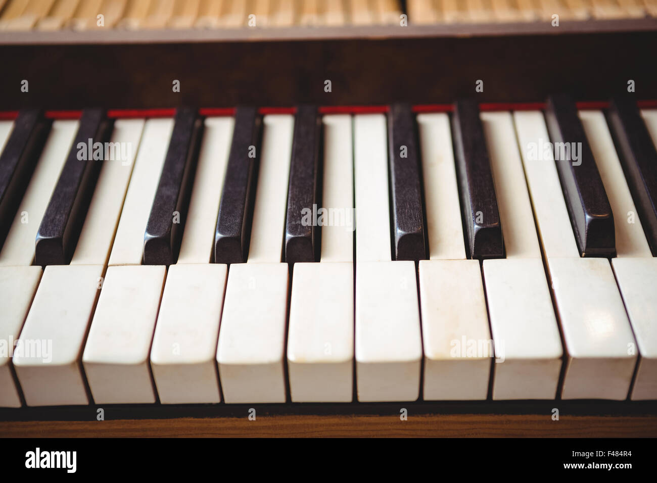 A keyboard of a piano Stock Photo - Alamy