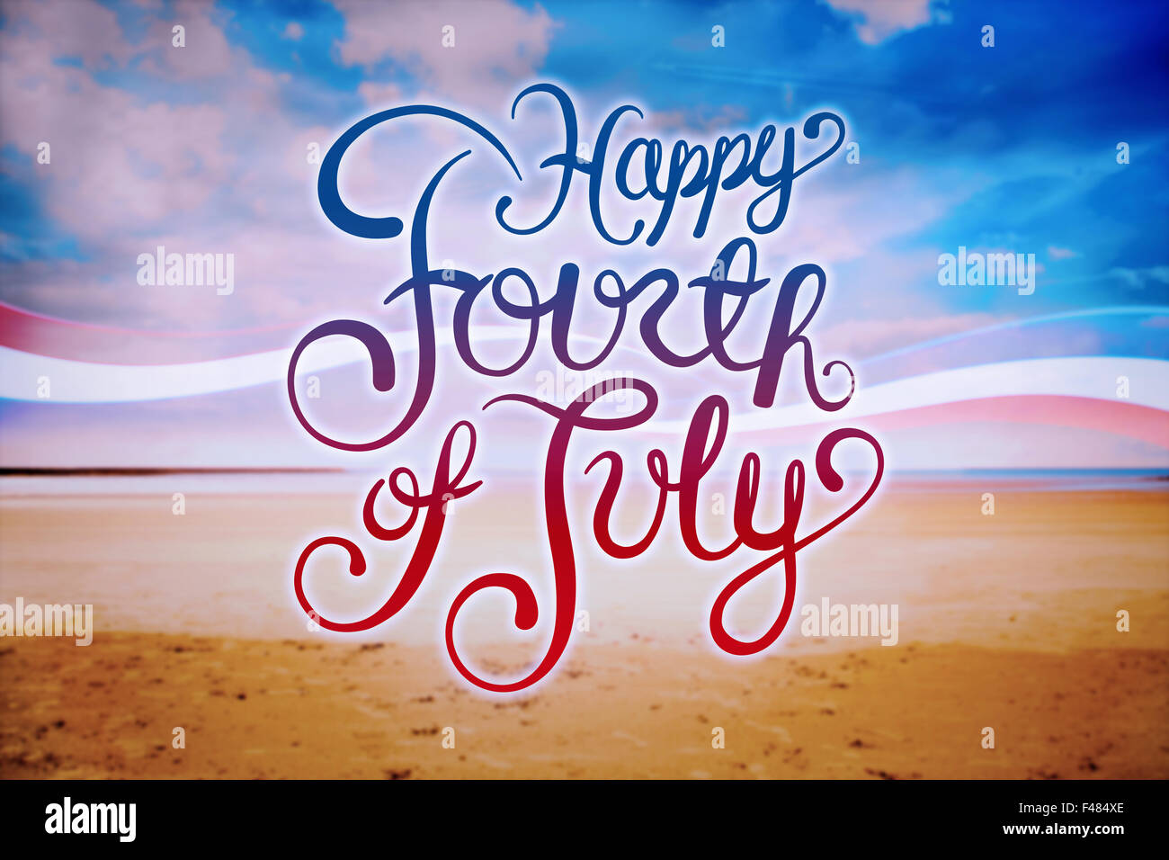 Composite image of independence day graphic Stock Photo - Alamy