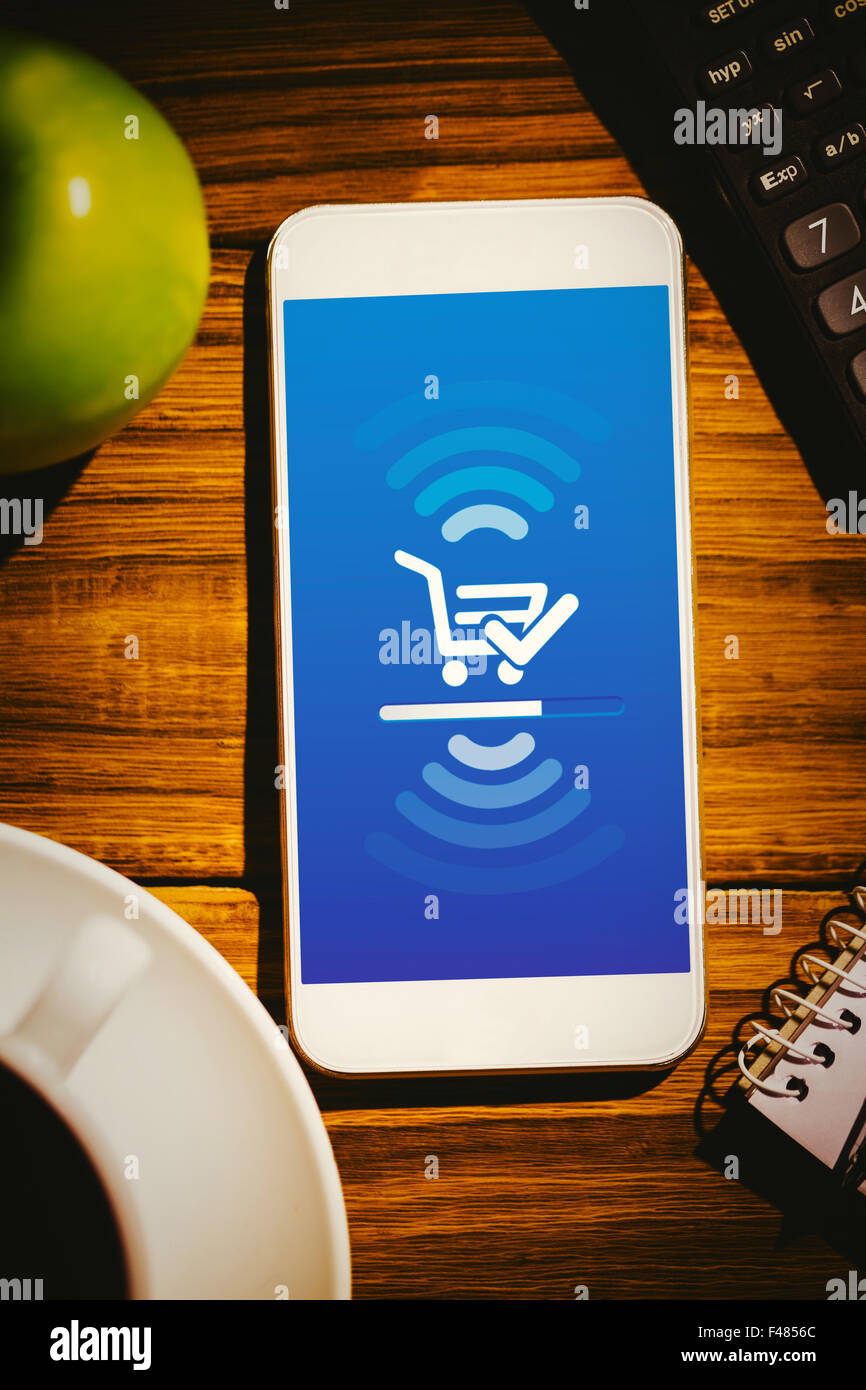 Composite image of payment screen Stock Photo - Alamy