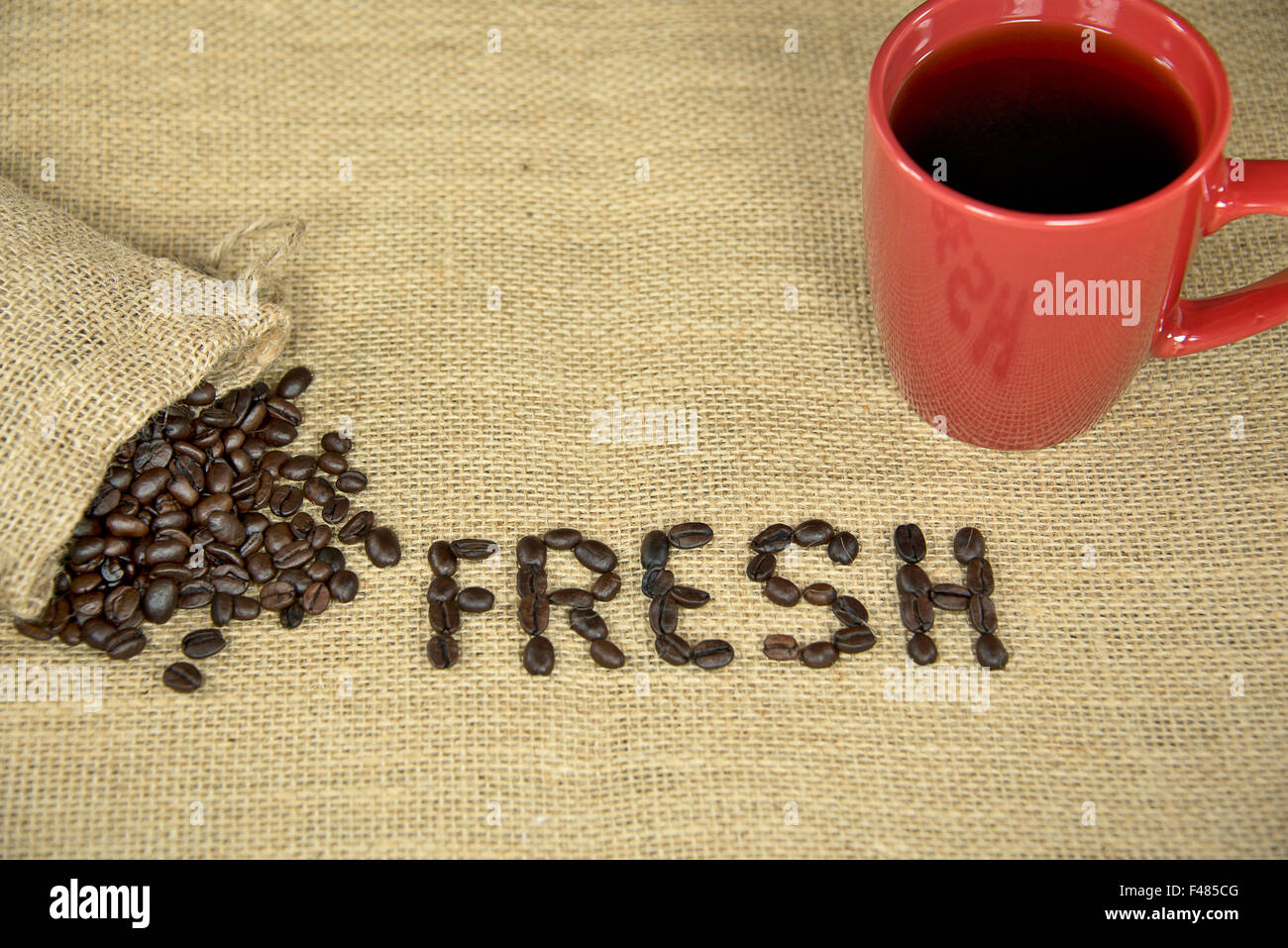 Burlap sign hi-res stock photography and images - Alamy