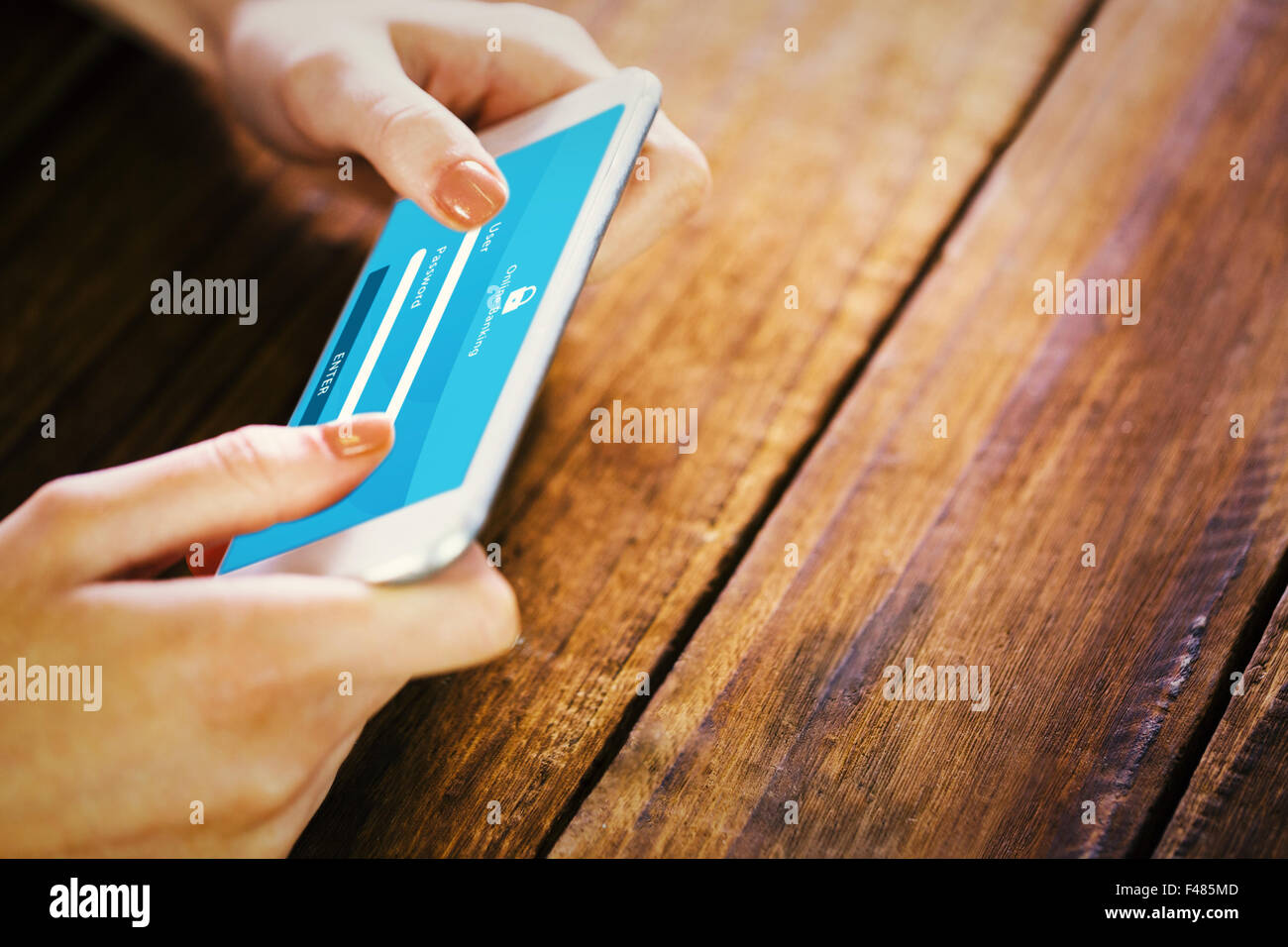 Woman mobile banking user hi-res stock photography and images - Alamy