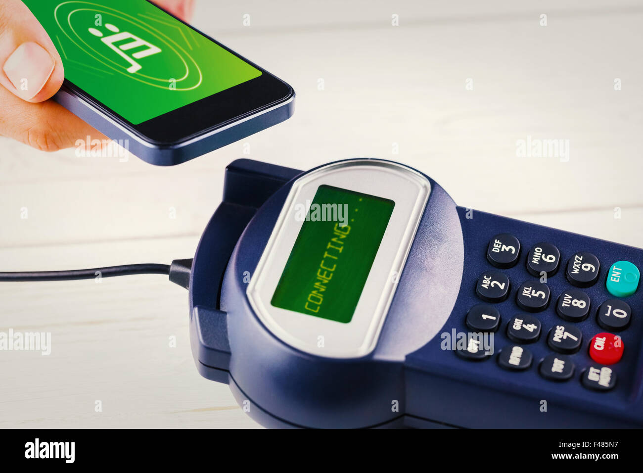 Composite image of payment screen Stock Photo - Alamy