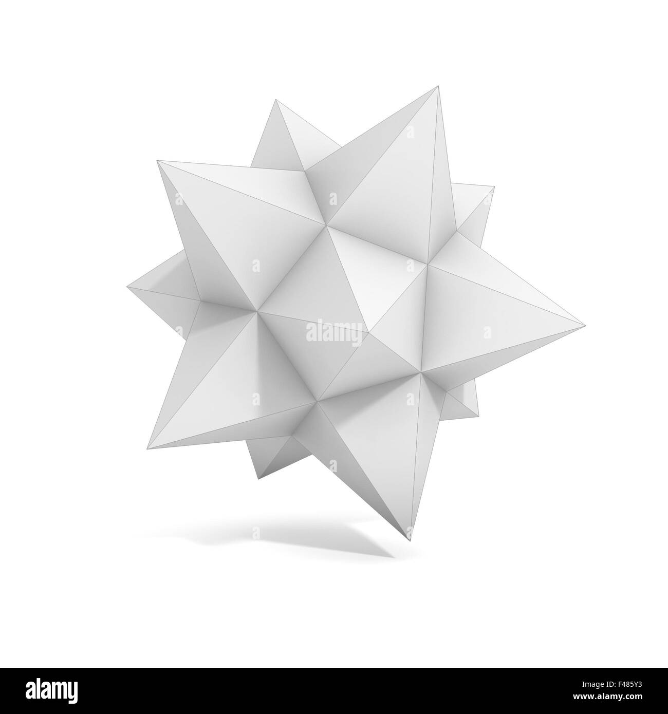 abstract geometric 3d object, more polyhedron variations in this set ...