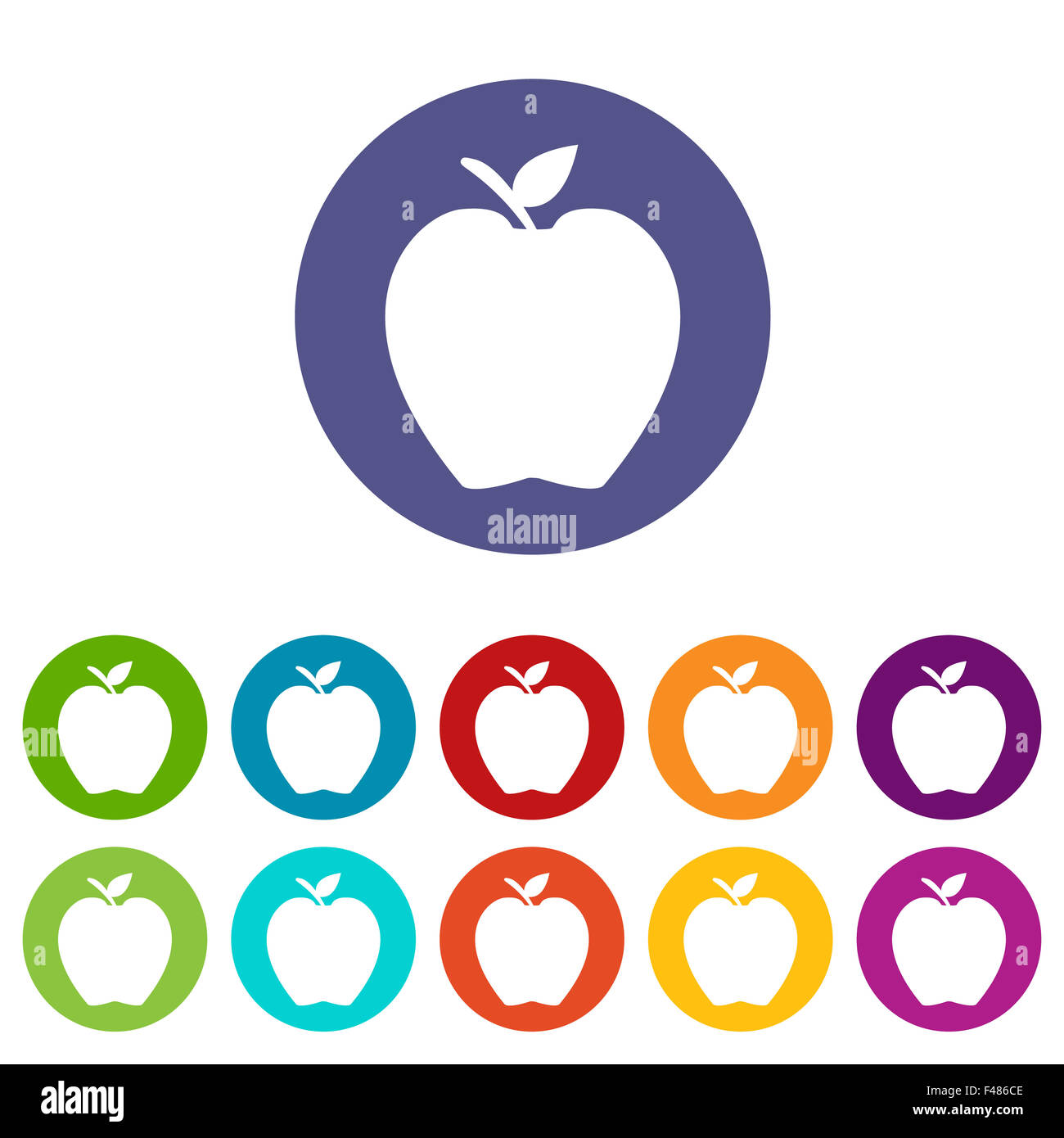 Apple icon image image hi-res stock photography and images - Alamy
