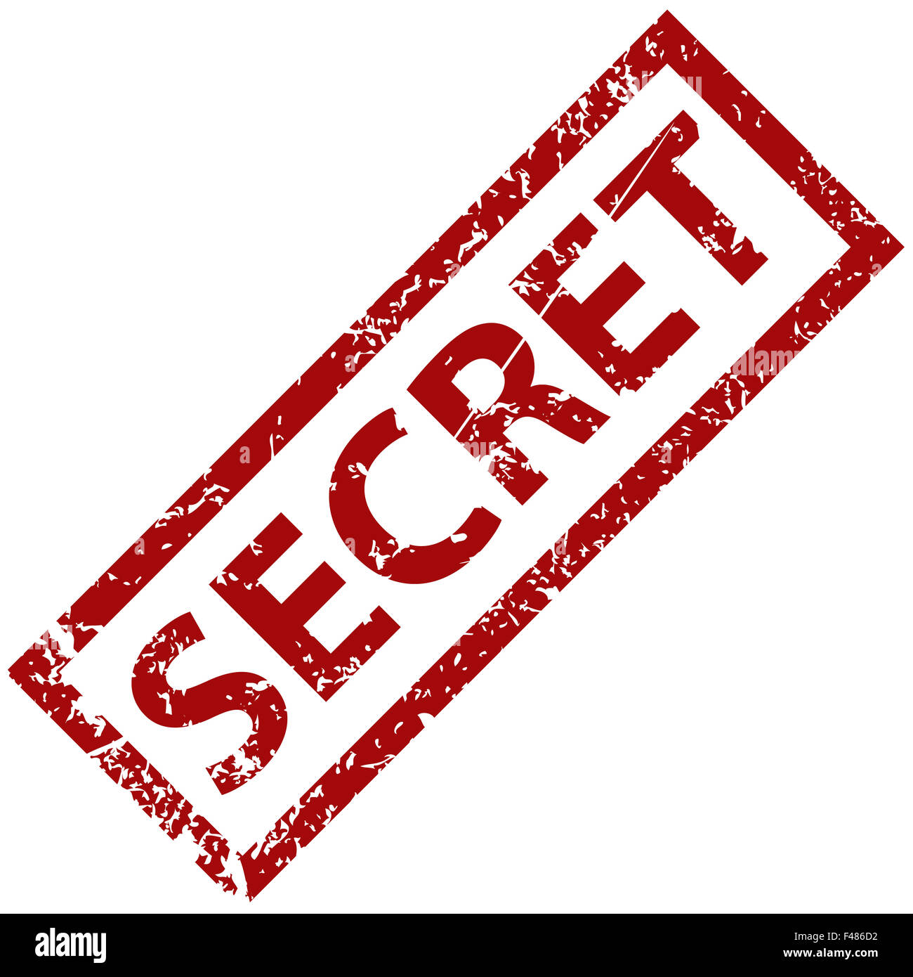 Secret rubber stamp Stock Photo - Alamy