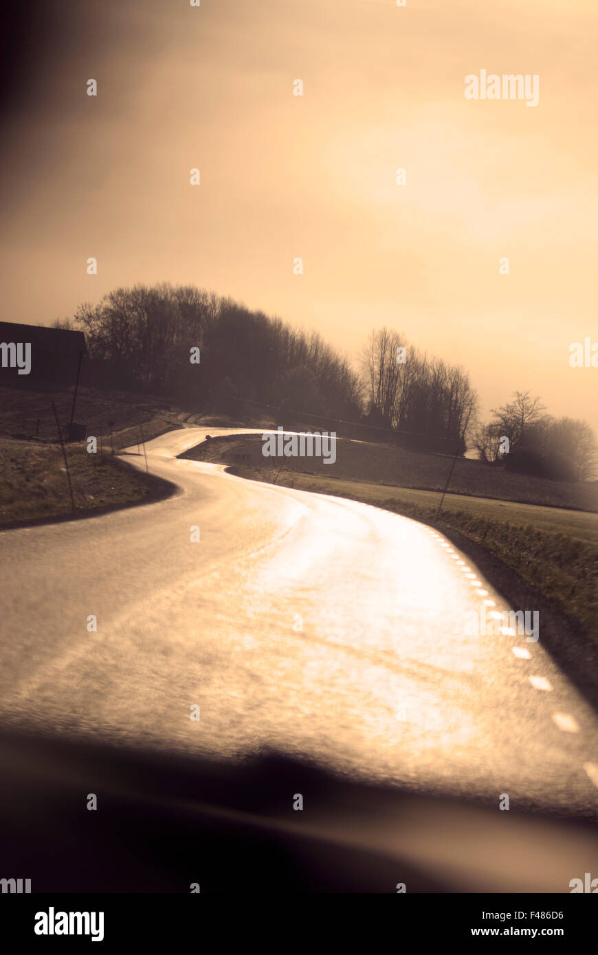 Slanted Road High Resolution Stock Photography and Images - Alamy