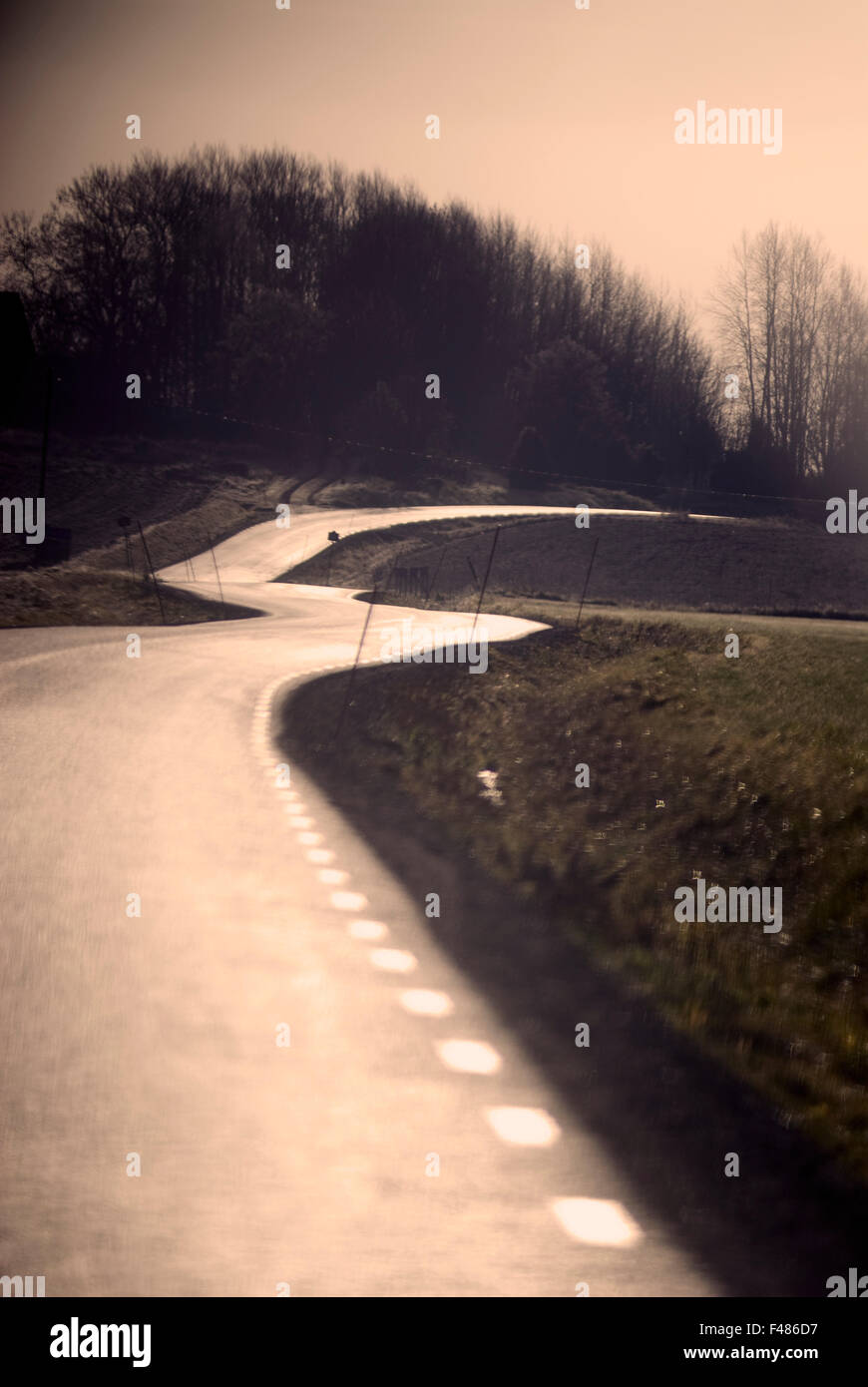 Slanted Road High Resolution Stock Photography and Images - Alamy