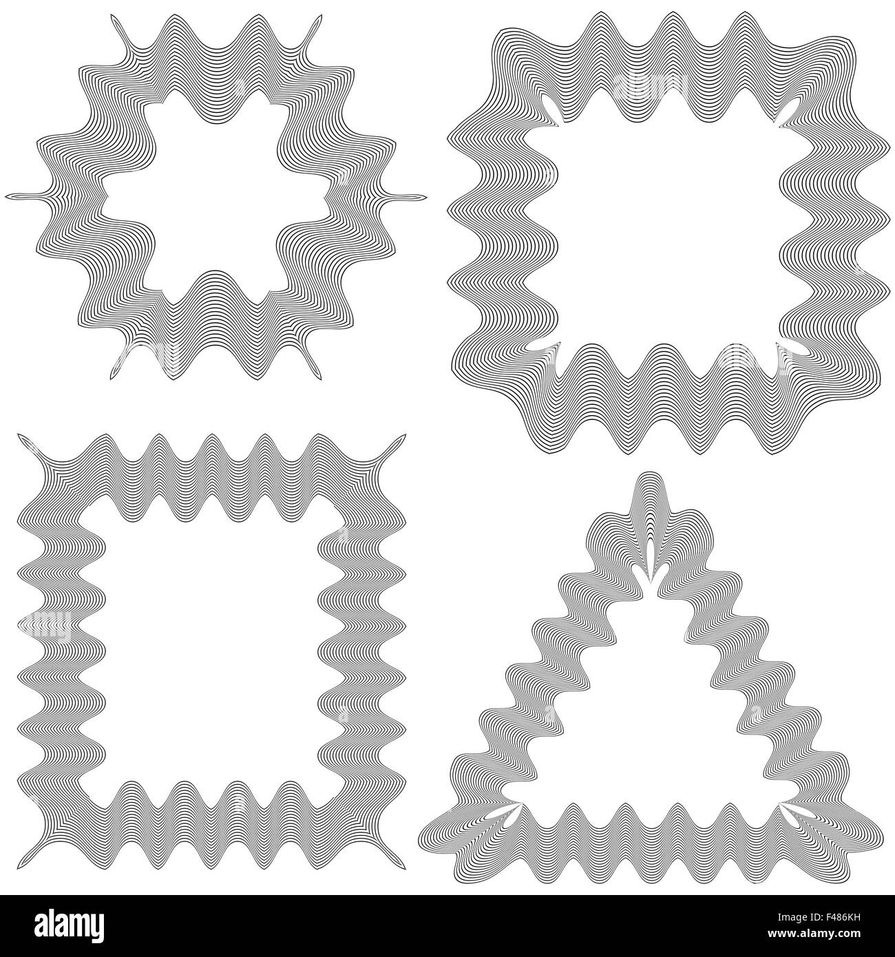 Ornate vintage label frames Black and White Stock Photos & Images - Alamy