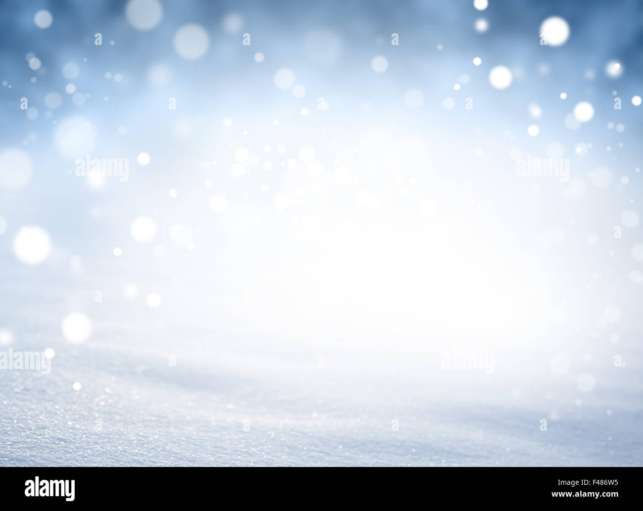 Bright snow background in blurred lights explosion Stock Photo - Alamy