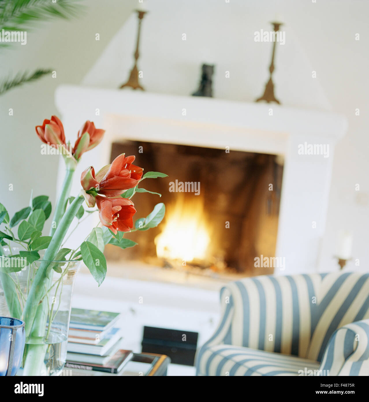 A Scandinavian living room, Sweden Stock Photo - Alamy