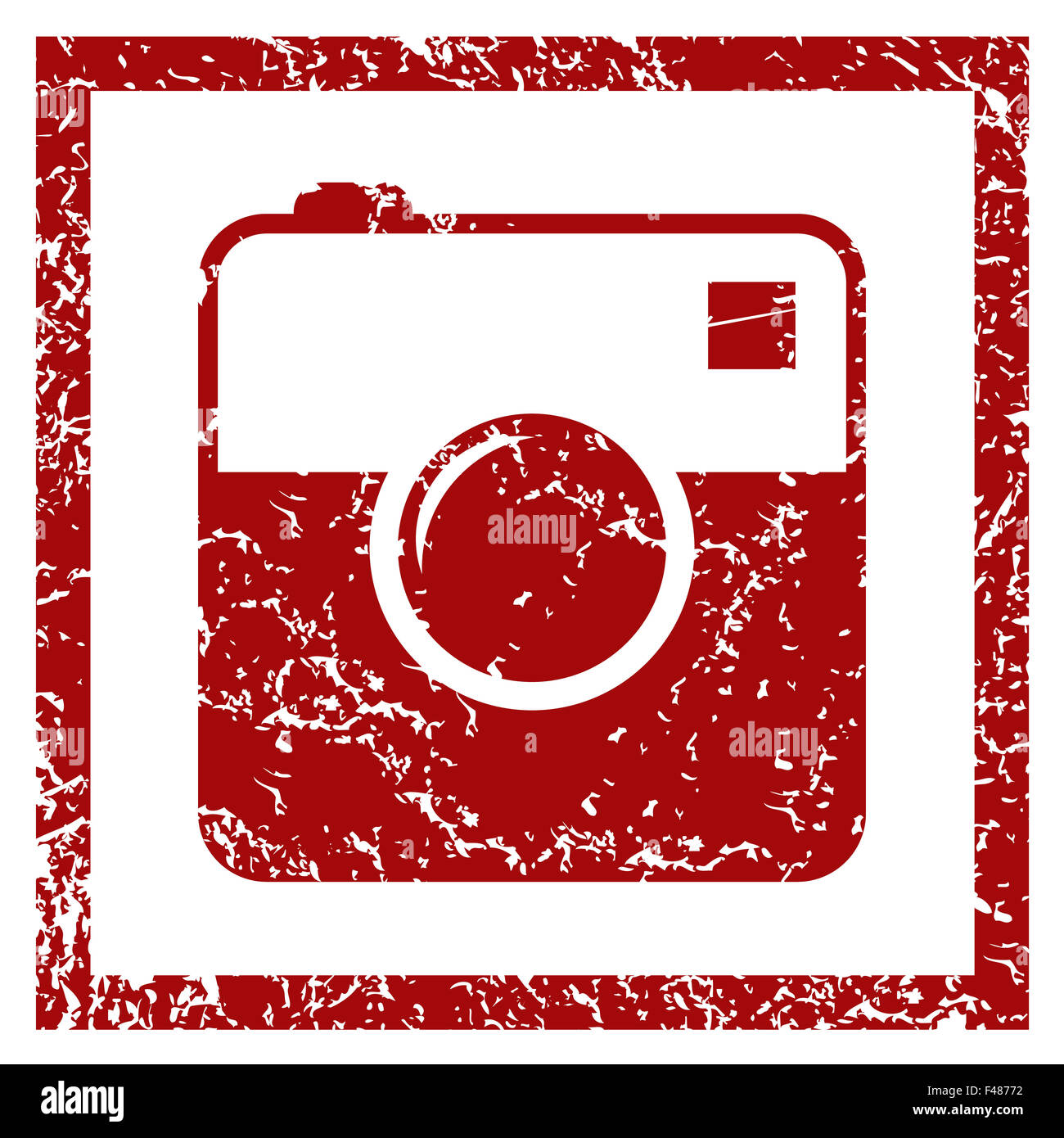 Camera grunge icon Stock Photo - Alamy