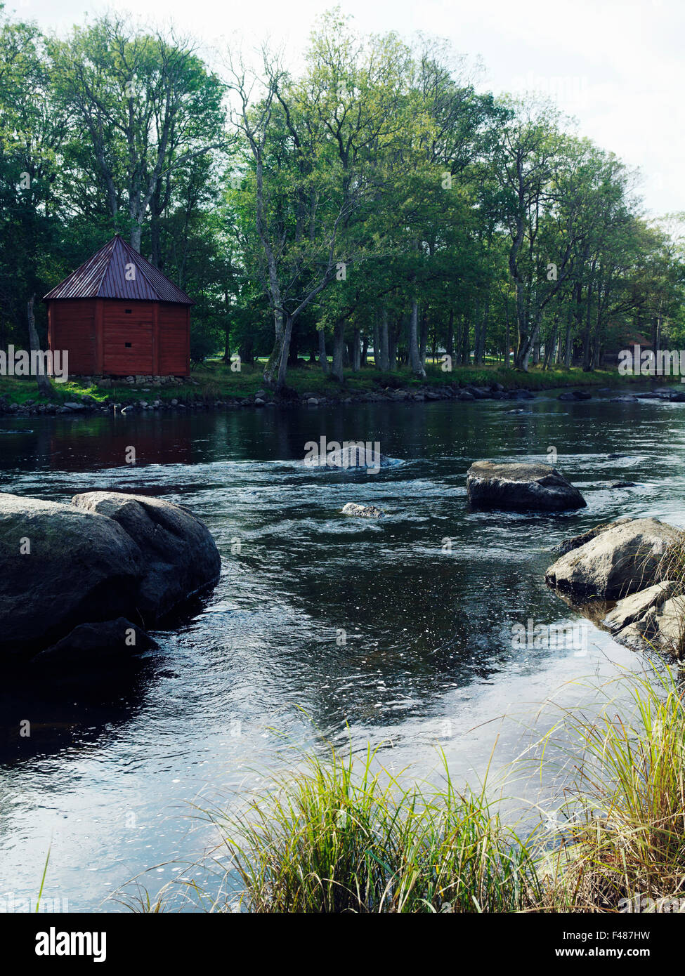 A river, Sweden Stock Photo - Alamy