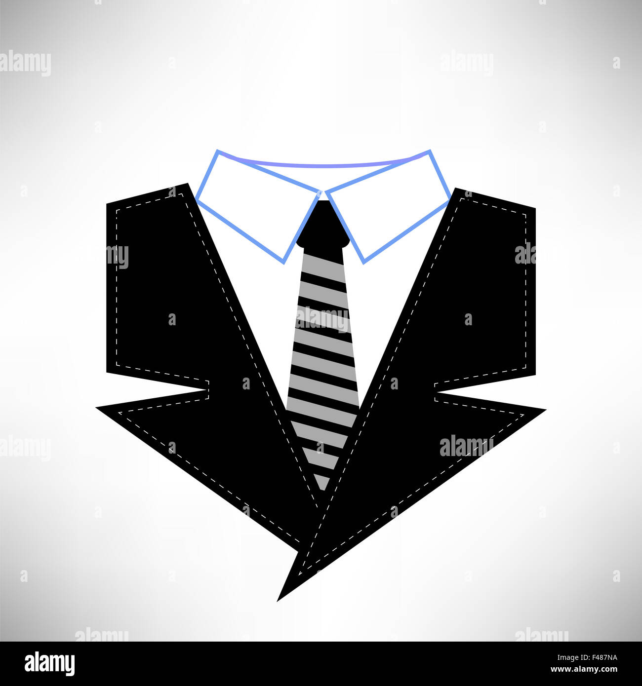 Stylish suit logo hi-res stock photography and images - Alamy