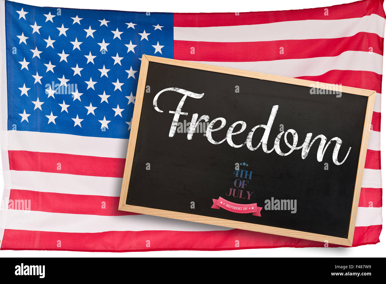 Composite image of independence day graphic Stock Photo - Alamy