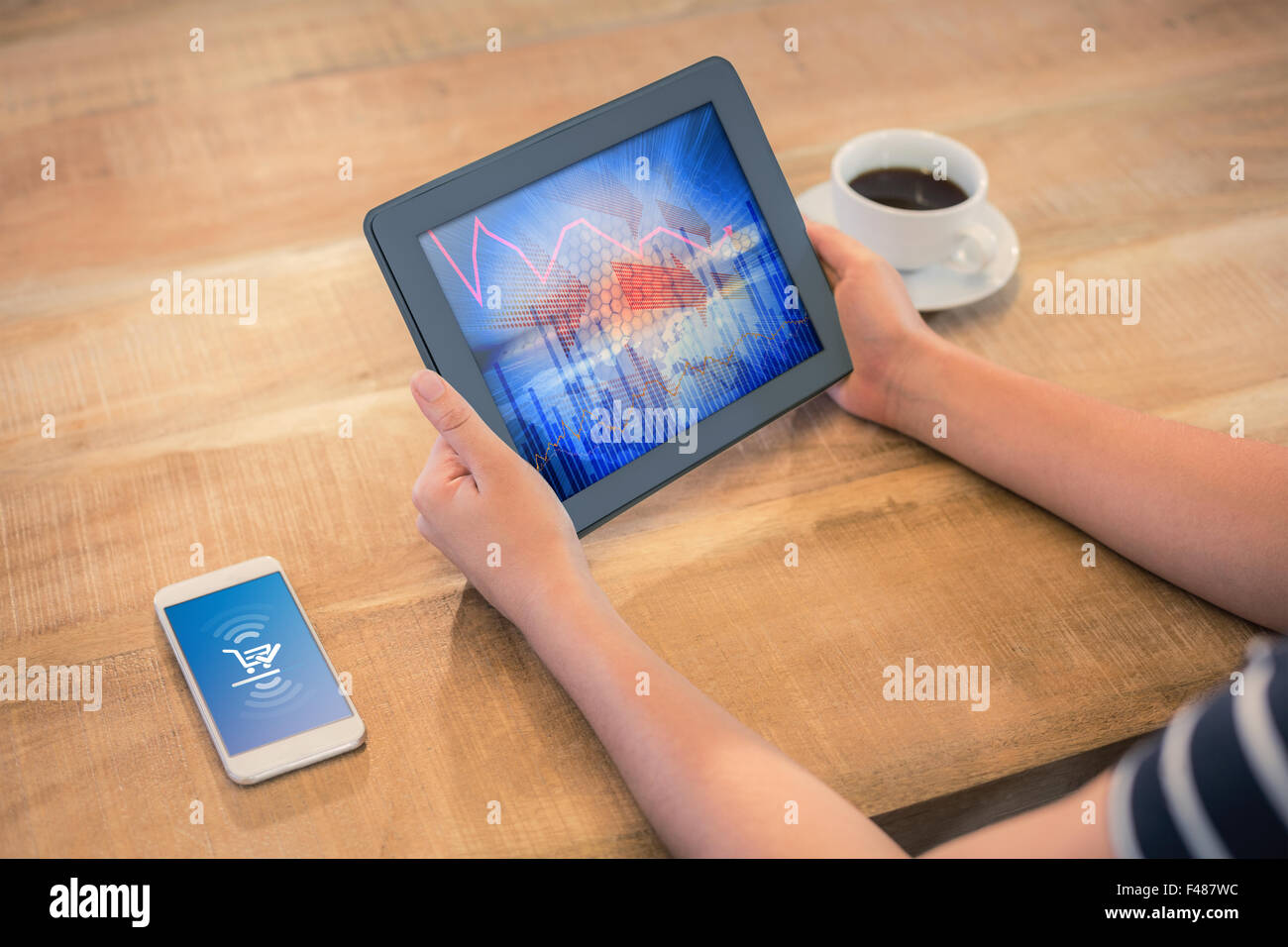 Composite image of payment screen Stock Photo - Alamy