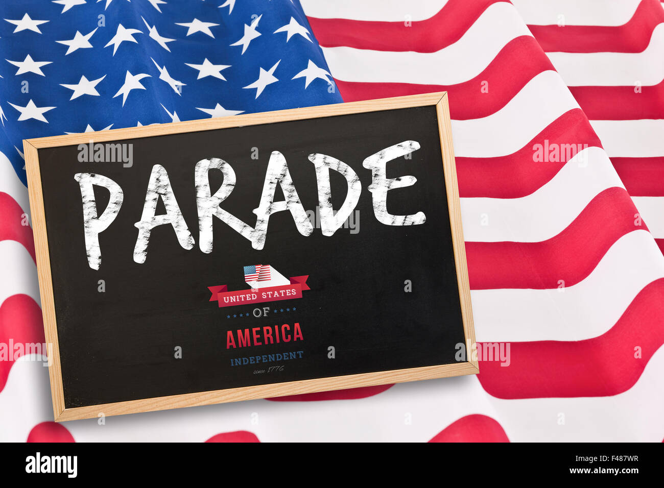 Composite image of independence day graphic Stock Photo - Alamy
