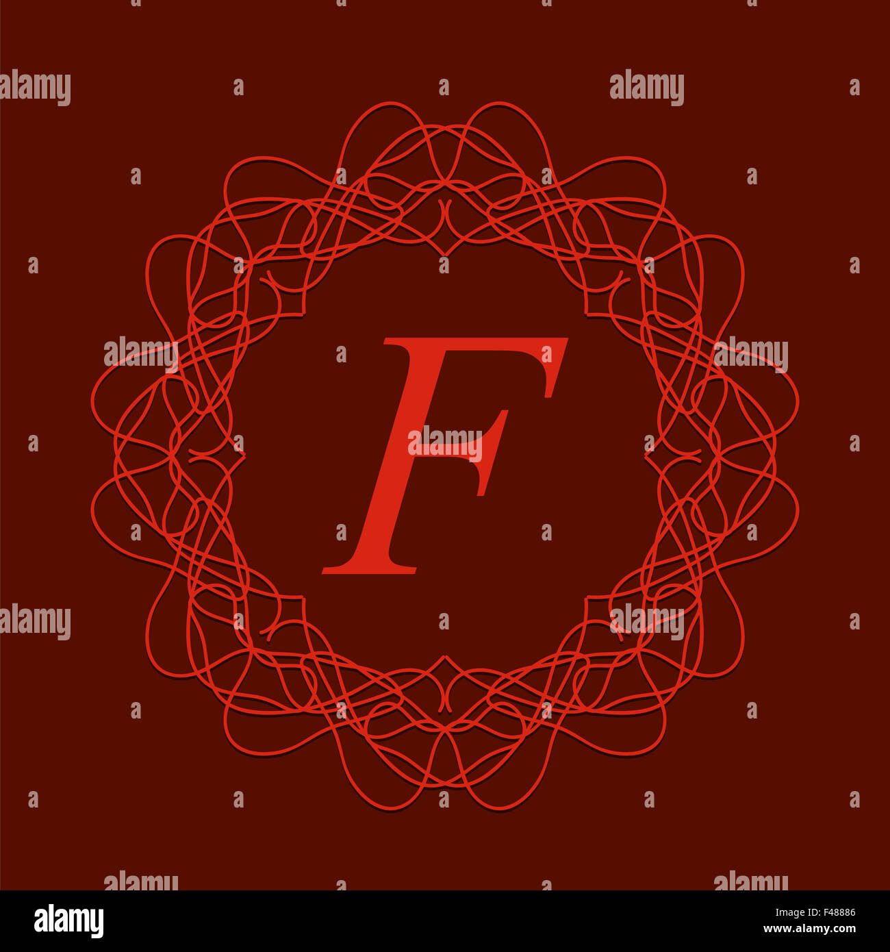 Monogram f hi-res stock photography and images - Alamy