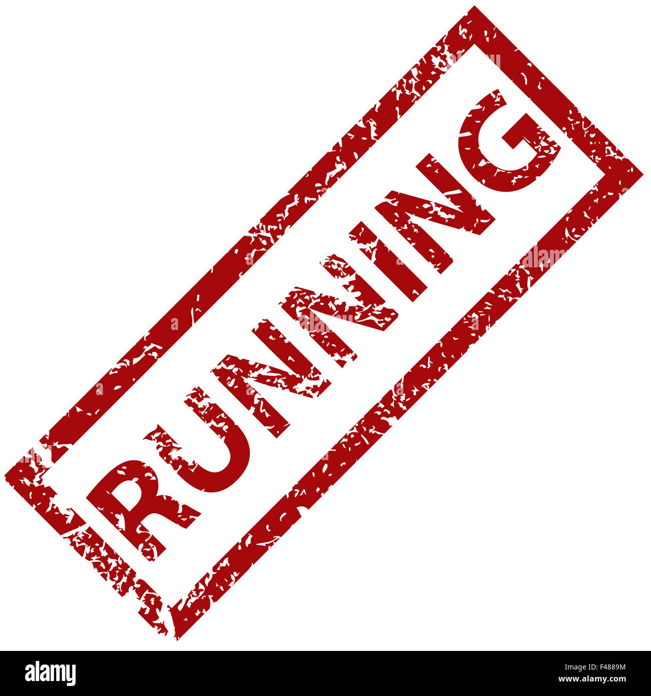 Running rubber stamp Stock Photo - Alamy