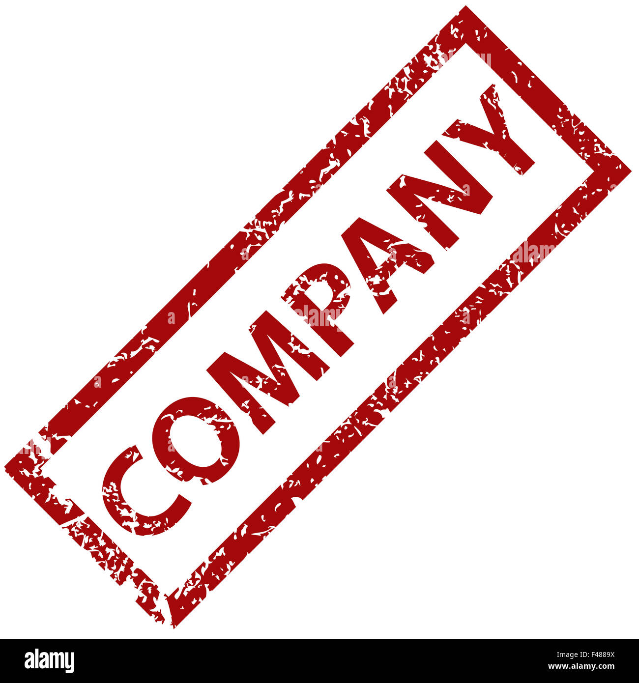 Company rubber stamp Stock Photo - Alamy