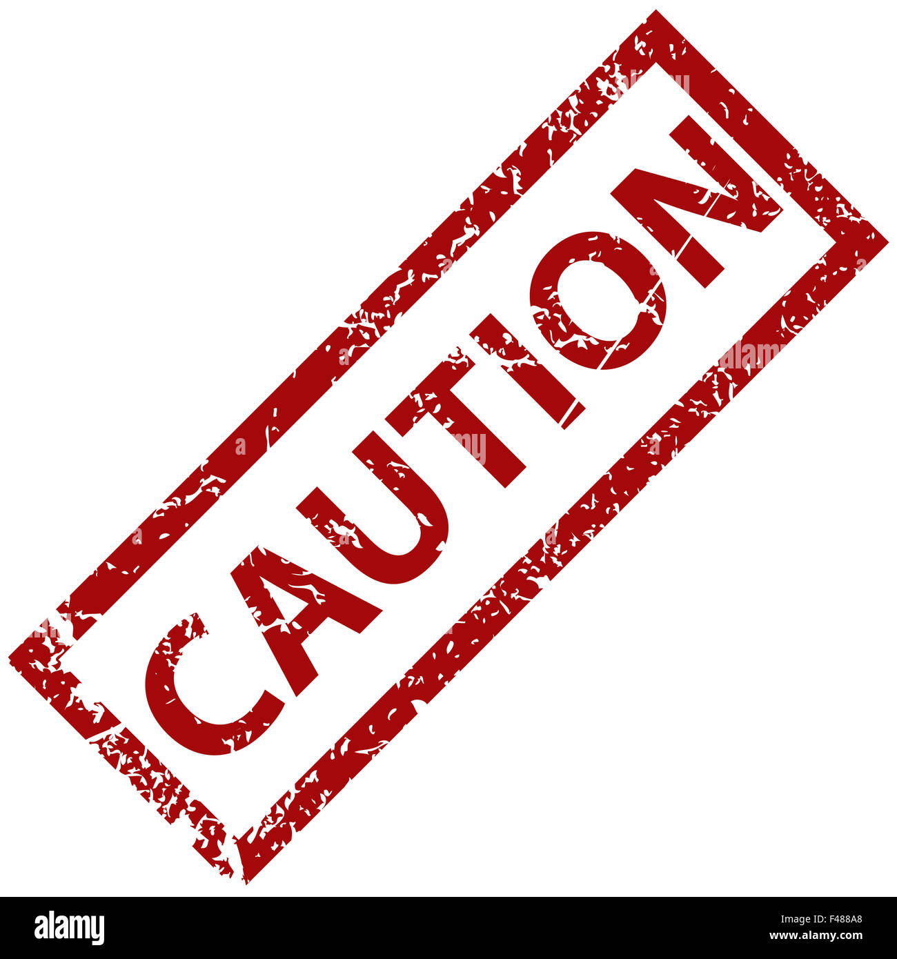 Caution rubber stamp Stock Photo - Alamy