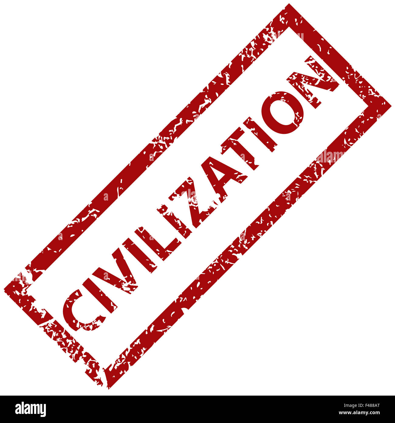 Civilization rubber stamp Stock Photo - Alamy