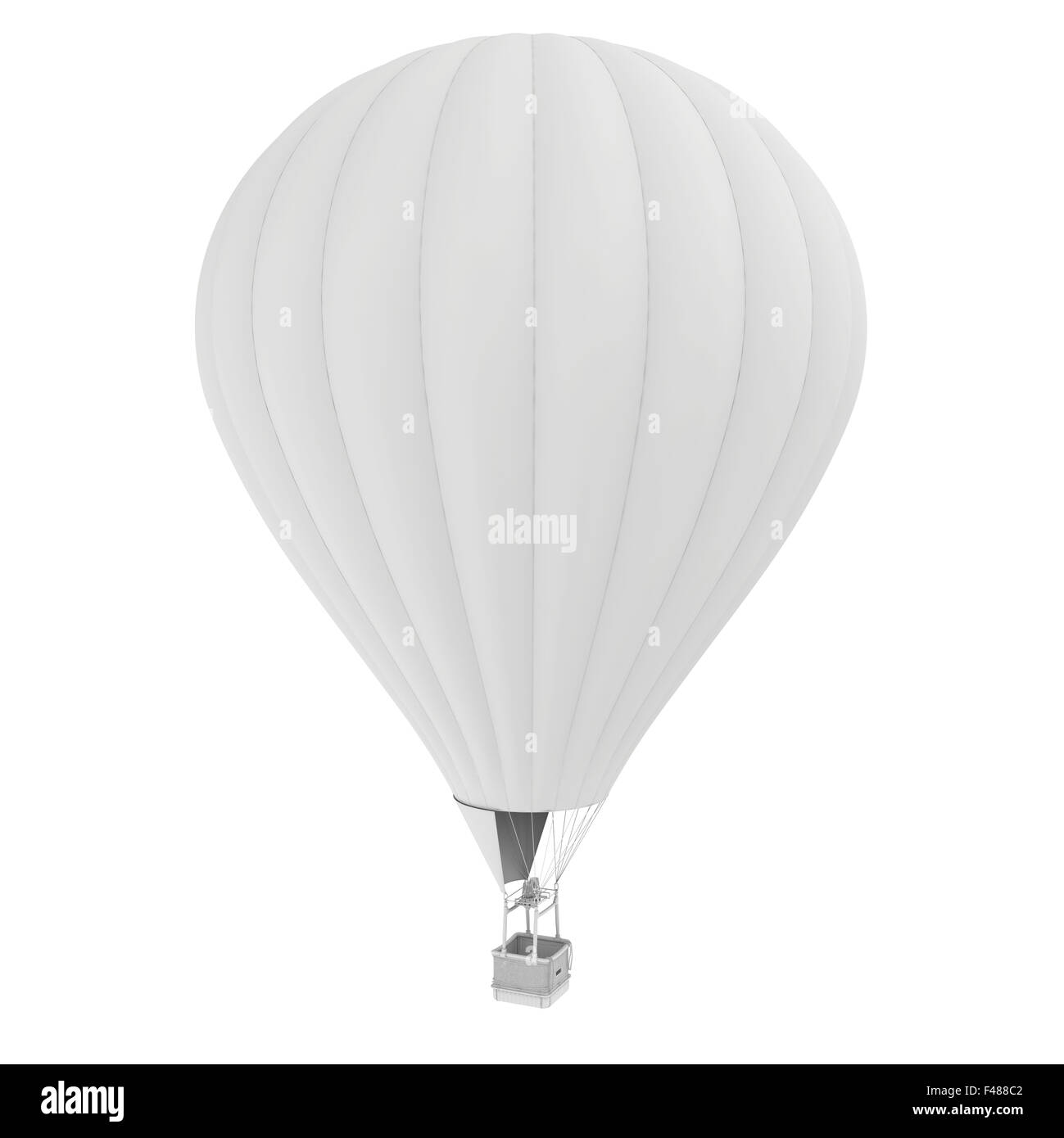 Hot Air Balloon. isolated on white background Stock Photo - Alamy