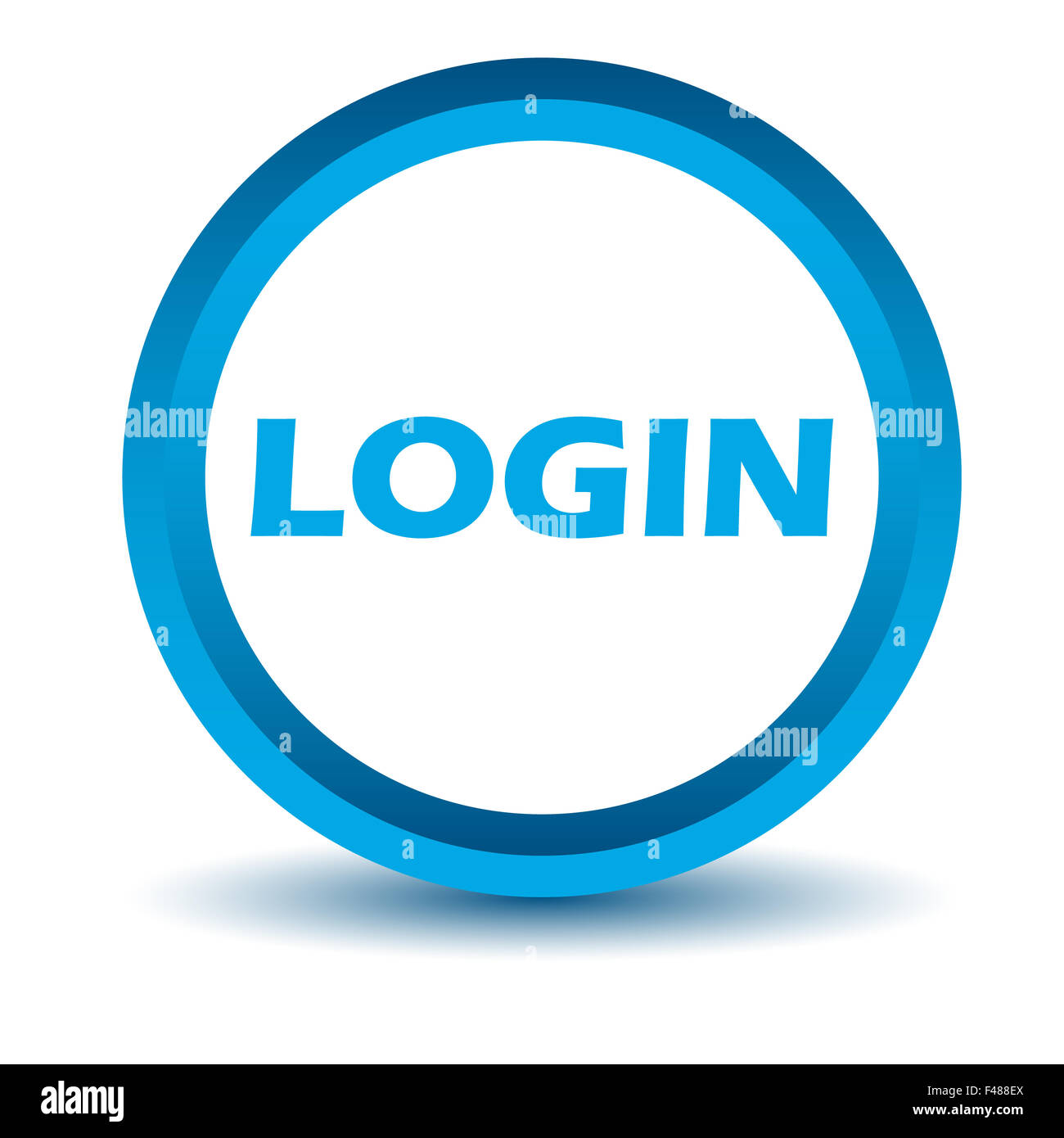 Login entry icon illustration hi-res stock photography and images - Alamy
