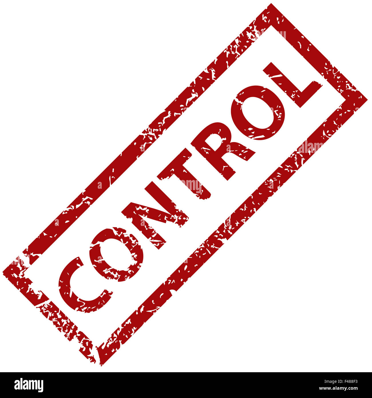 Control rubber stamp Stock Photo - Alamy