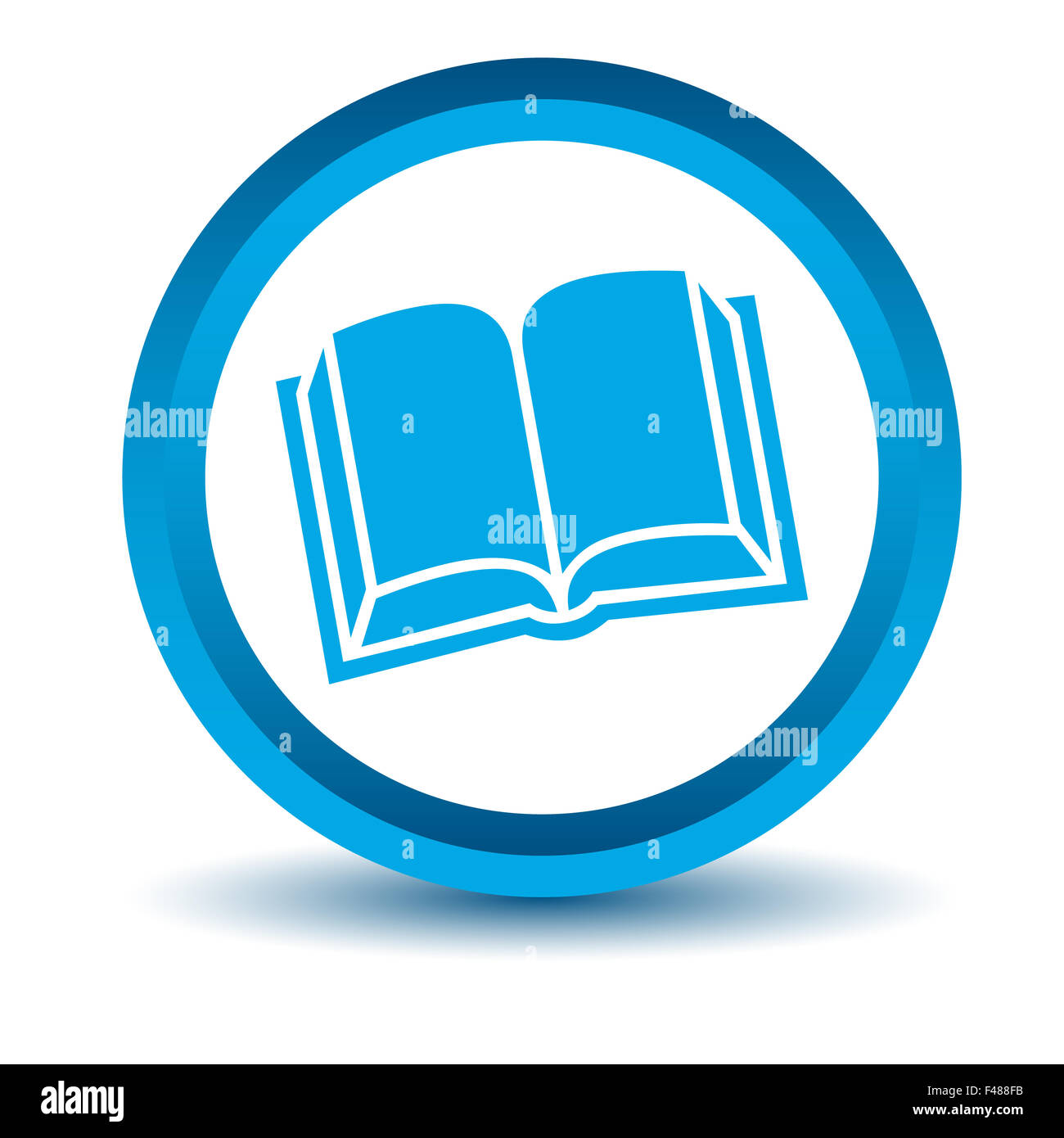 Blue book illustration Cut Out Stock Images & Pictures - Alamy
