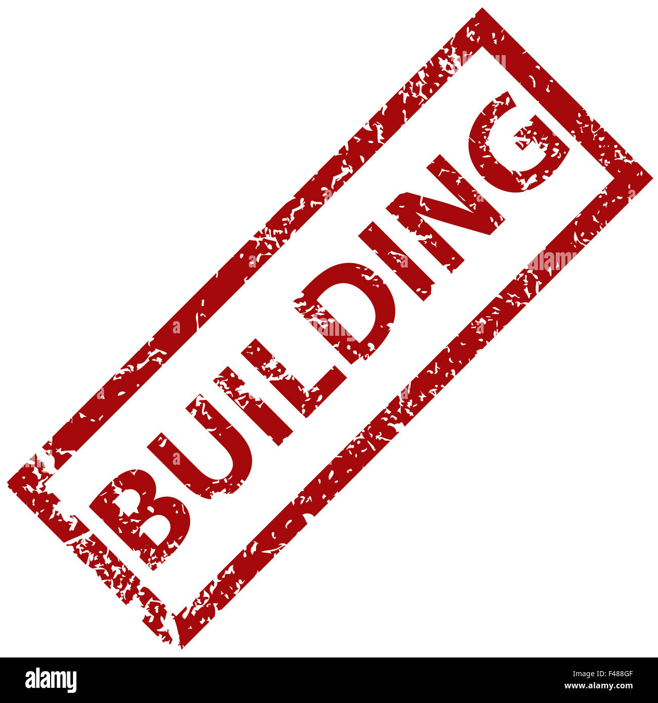 Building rubber stamp Stock Photo - Alamy