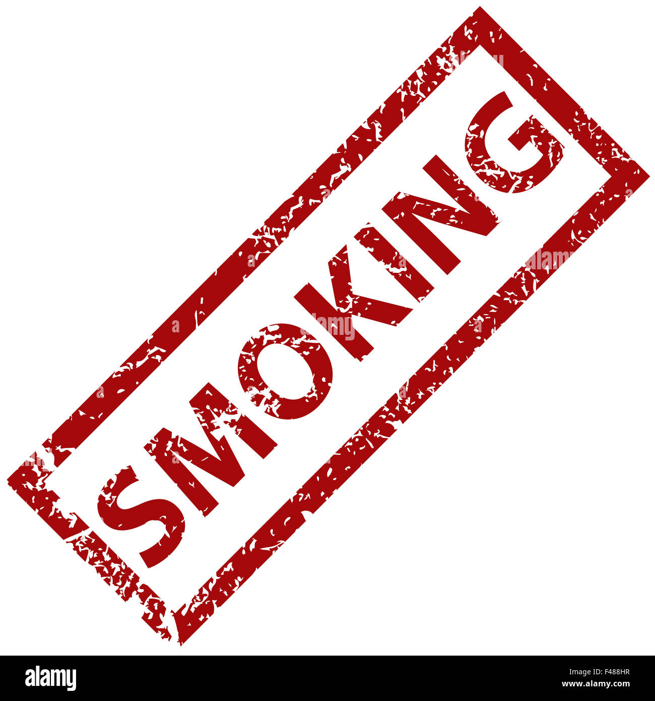 Smoking rubber stamp Stock Photo - Alamy