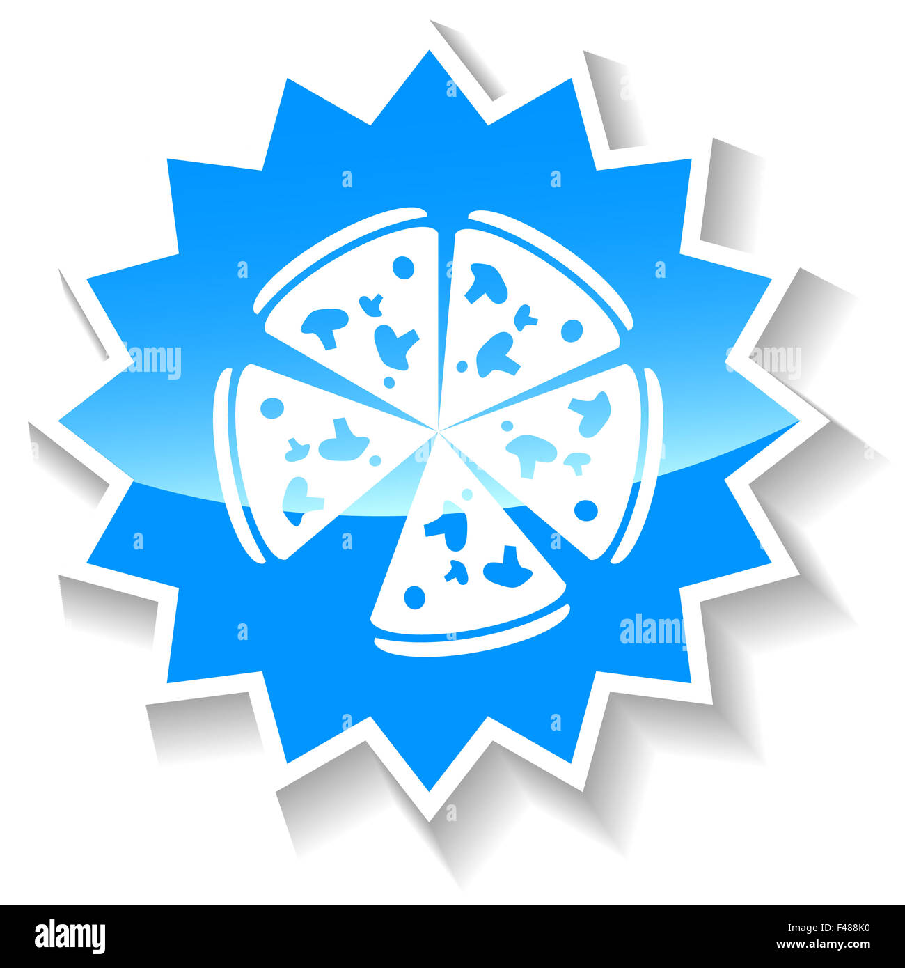 Pizza web icon Cut Out Stock Images & Pictures - Alamy