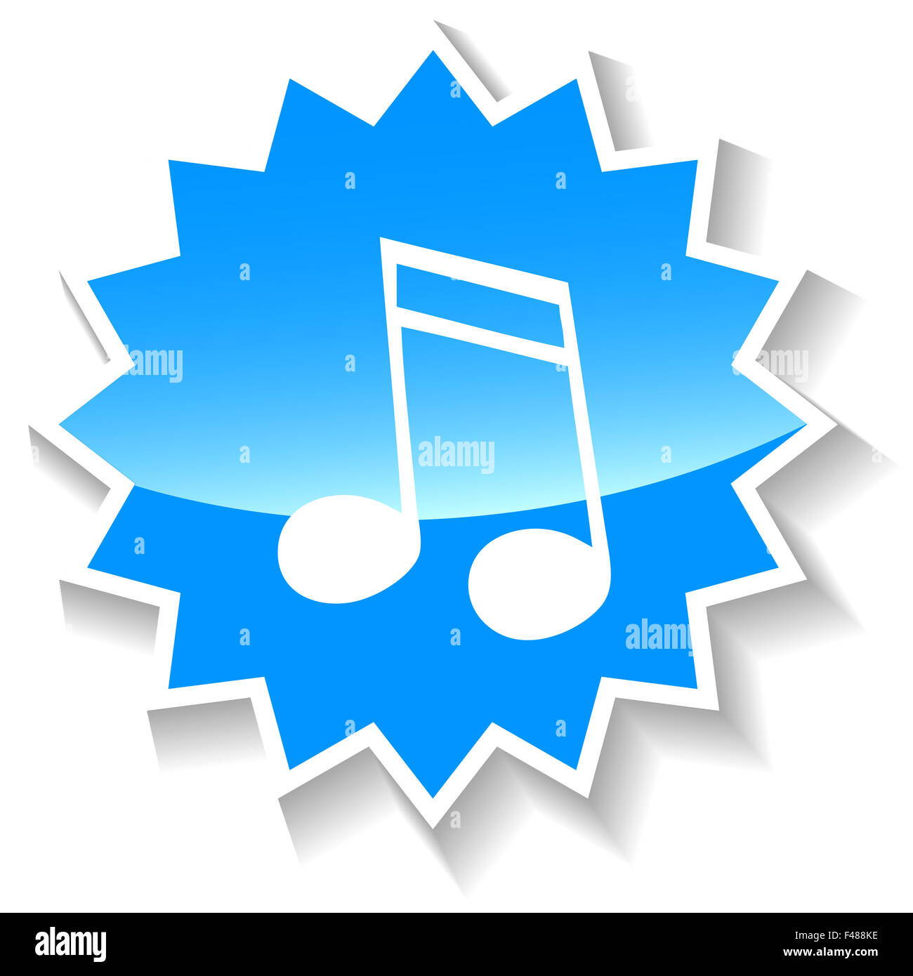 Note blue icon Stock Photo - Alamy