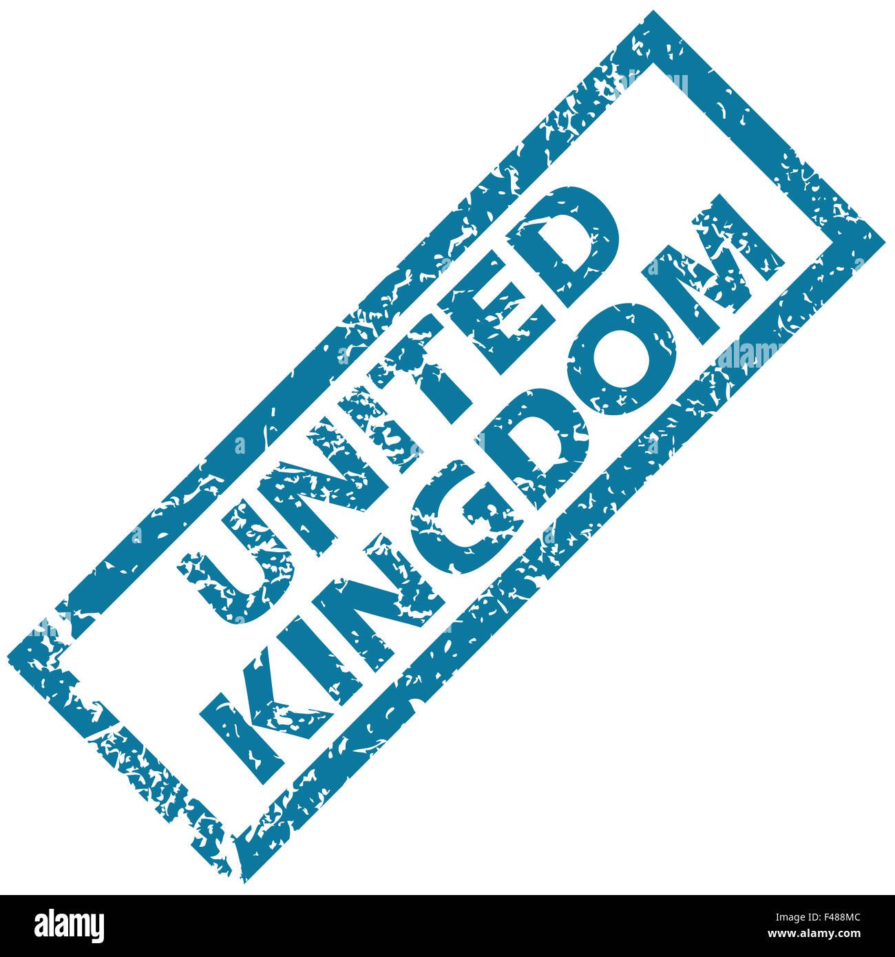 United Kingdom rubber stamp Stock Photo - Alamy