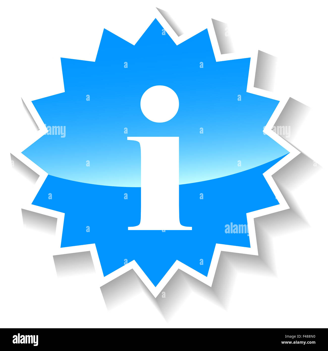 Info icon blue internet Cut Out Stock Images & Pictures - Alamy