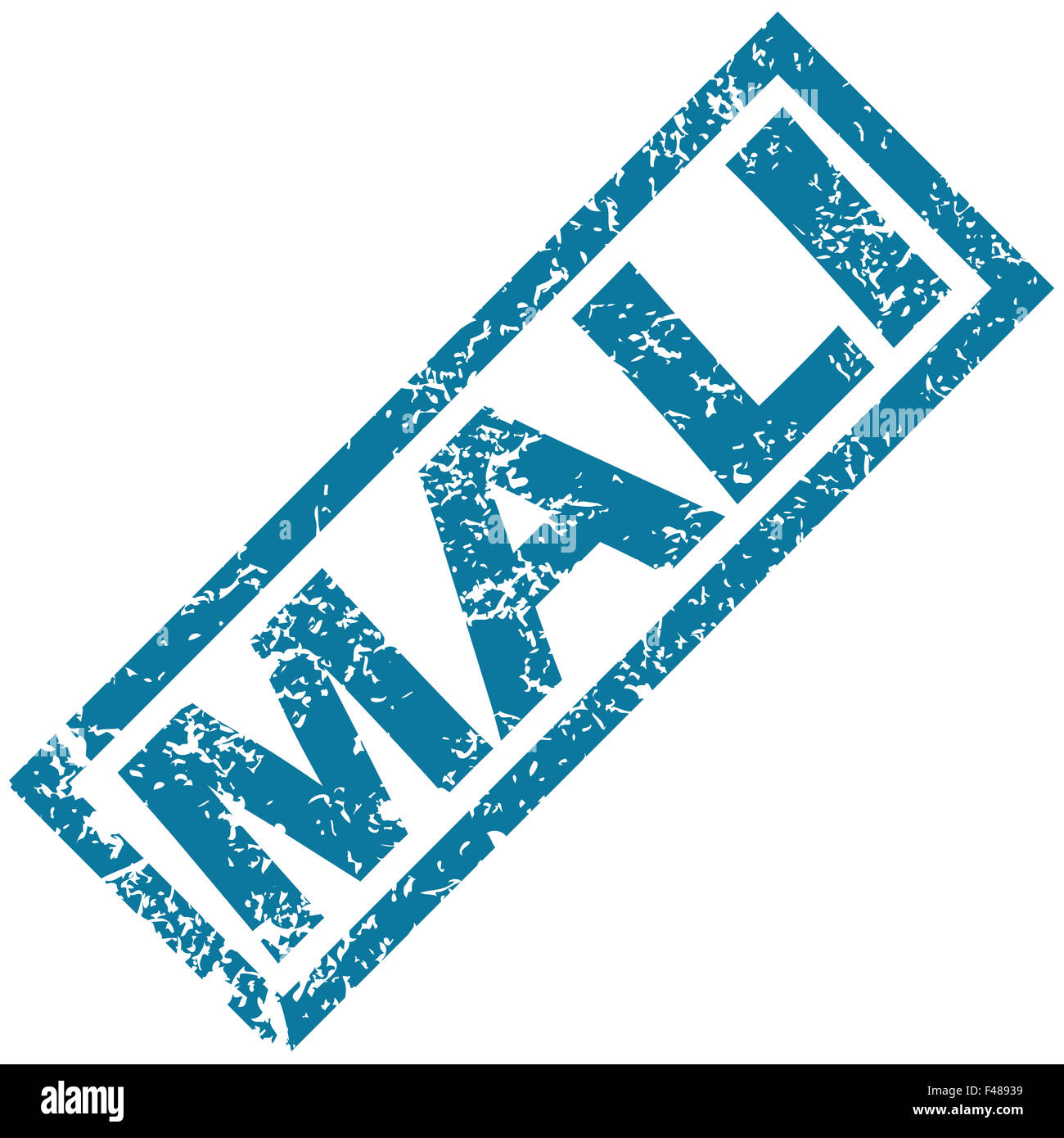 Mali rubber stamp Stock Photo - Alamy