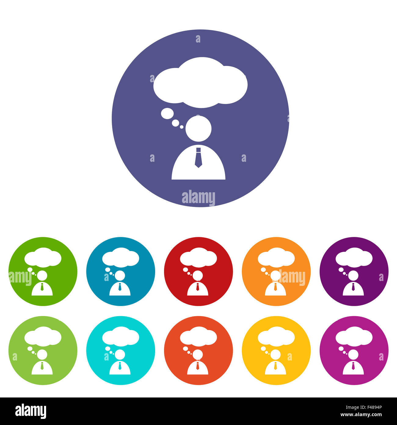 Blog conversation icon isolated Cut Out Stock Images & Pictures - Alamy