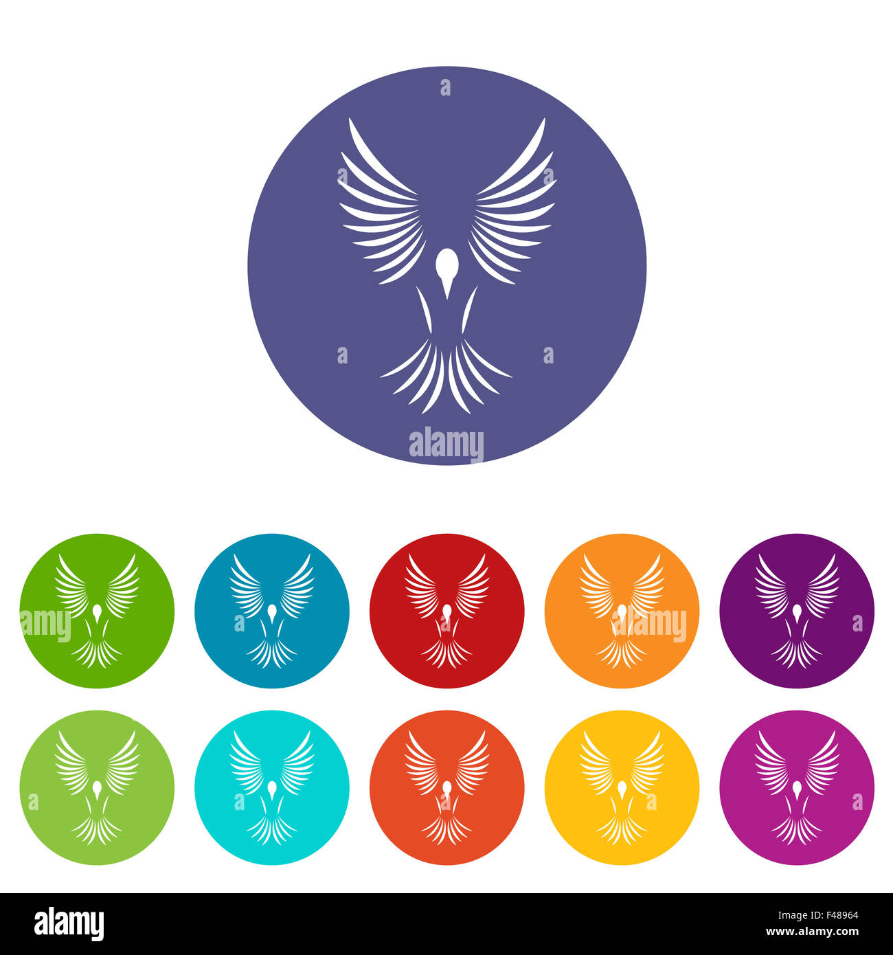 Bird image flat hi-res stock photography and images - Alamy