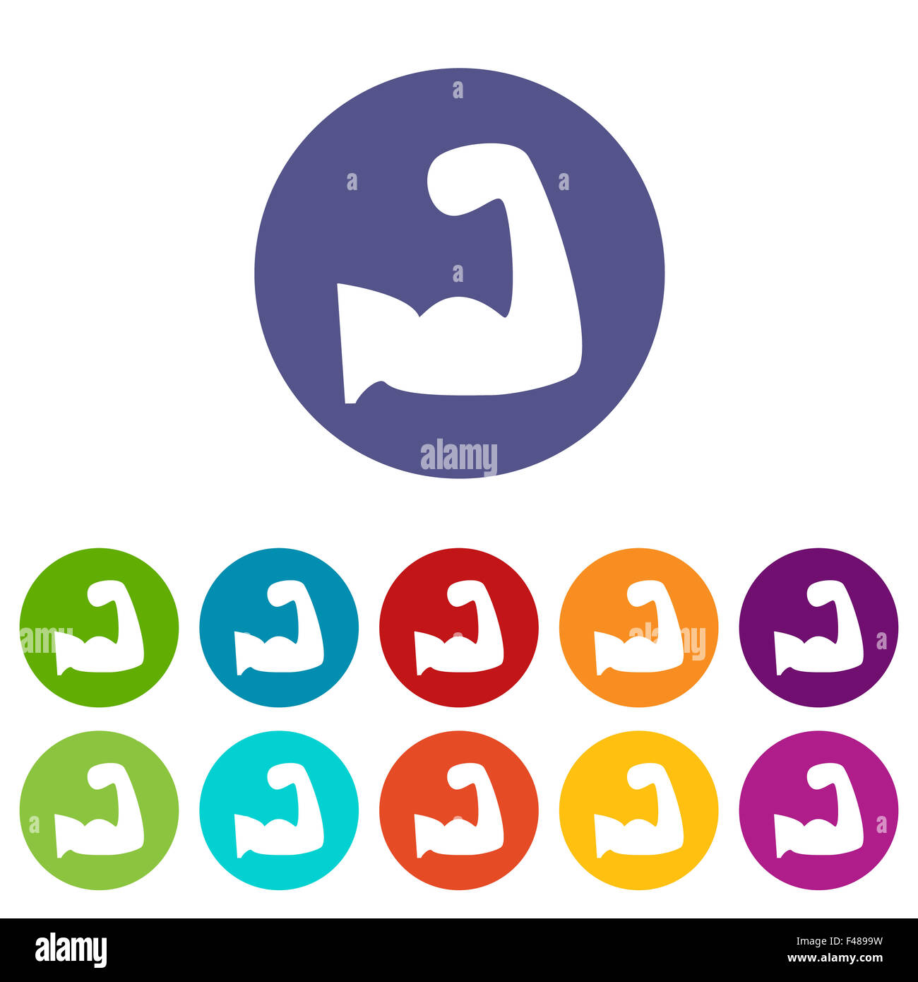 Strength icon hi-res stock photography and images - Alamy